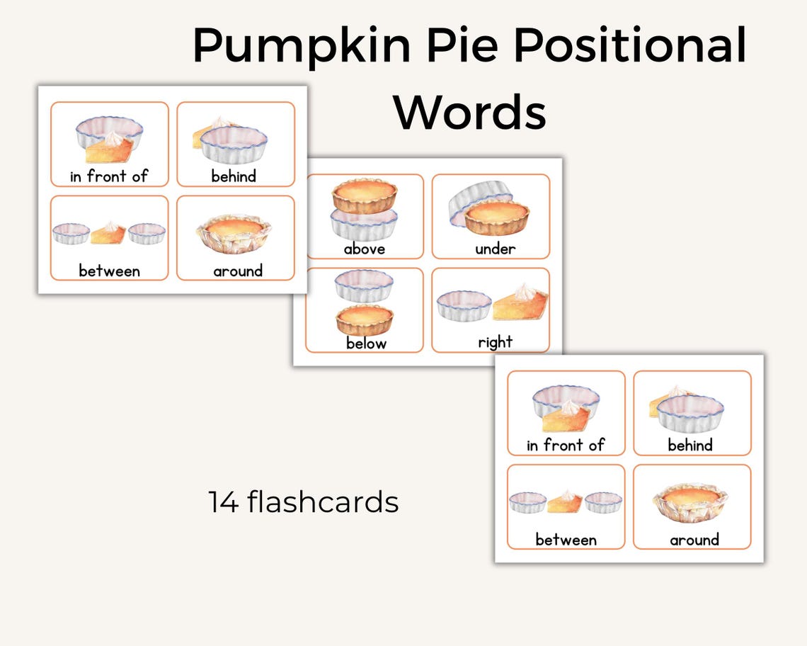 Pumpkin Pie Theme Bundle; Thanksgiving Learning Games for Preschool and ...