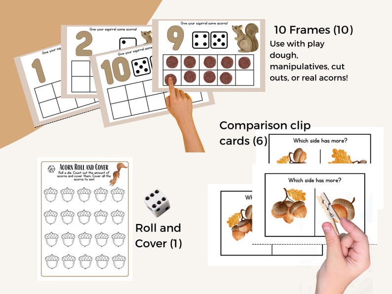 Acorn & Squirrel Unit; Fall Preschool Theme; Pre-k Letter Tracing ...