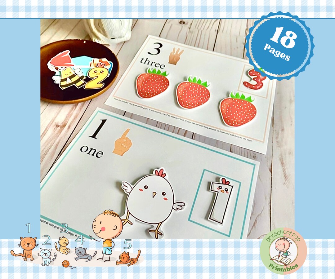 Numbers and Counting Learning Activity 1-10, Preschool Curriculum ...