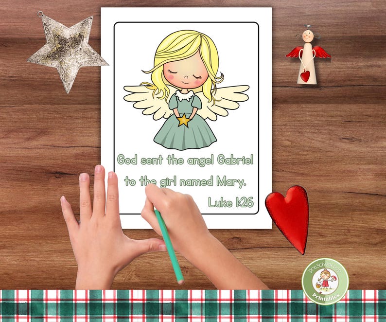 Nativity Coloring Pages With Scripture; Bible Coloring Sheets for Kids ...