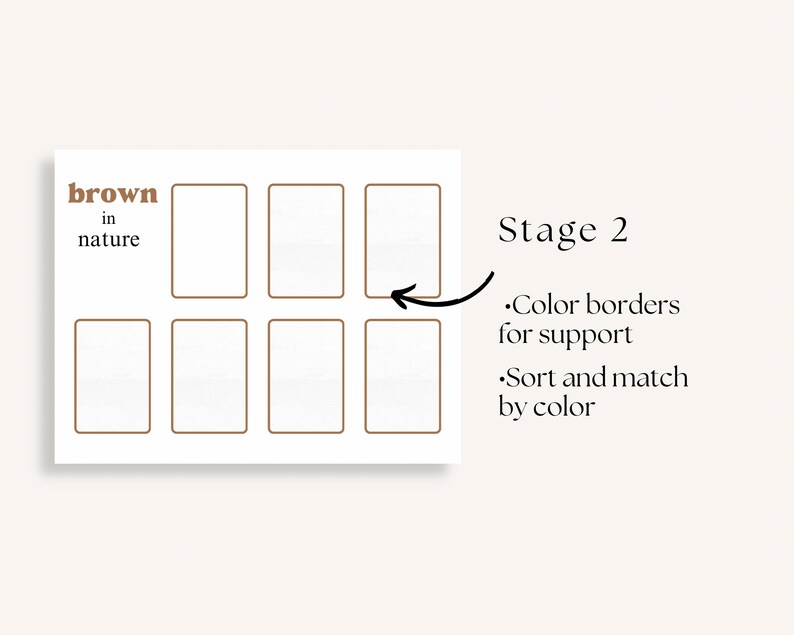 Colors in Nature Learning Activity for Toddlers, Printable Color Sort ...