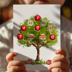 Apple Numbers Activities for Preschool; 3 Counting Activities; Counting ...