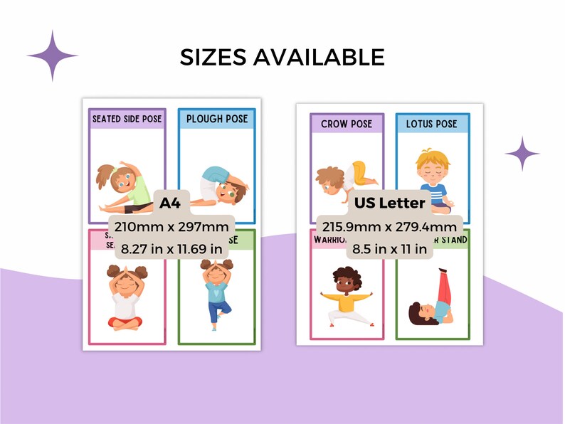 Yoga Deck for Kids, Yoga Poses Cards for Preschool, Gross Motor ...