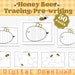 Bee Themed Tracing Worksheets for Preschool and Toddlers, Handwriting ...