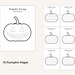 Fall Tracing Worksheets | Pumpkin Theme Handwriting Practice (PDF) - Etsy
