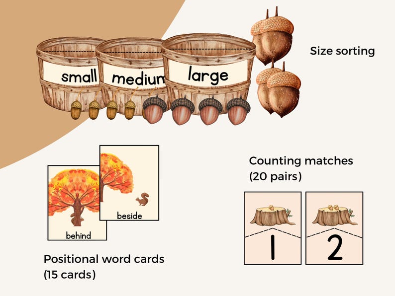 Acorn & Squirrel Unit; Fall Preschool Theme; Pre-k Letter Tracing ...