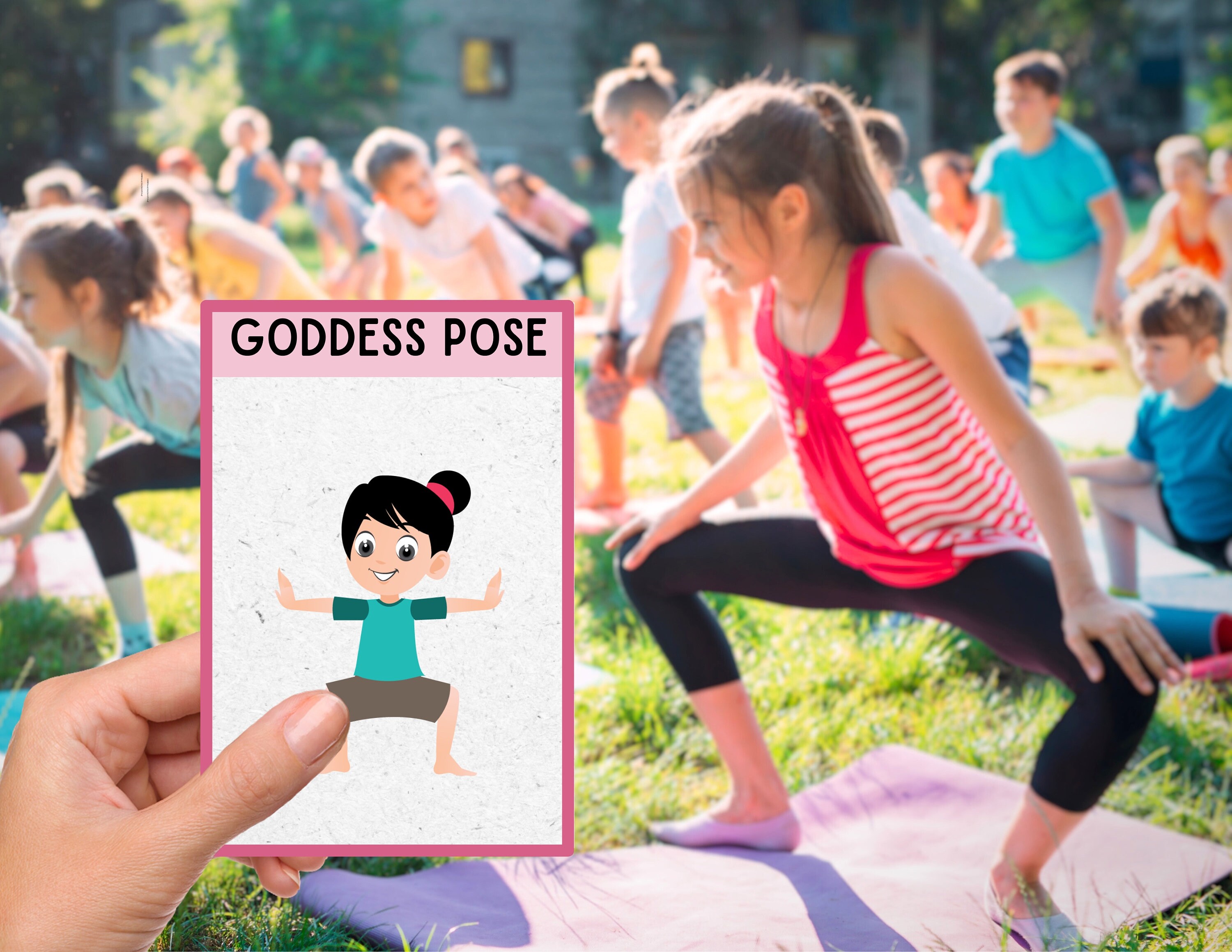 Yoga Deck for Kids, Yoga Poses Cards for Preschool, Gross Motor ...
