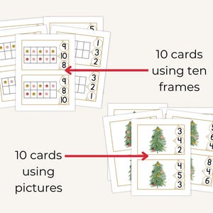 Christmas Ornament Count and Clip Cards: Preschool Number Activity (PDF ...