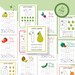 Fruit & Vegetable Tracing Worksheets: Preschool Handwriting Practice ...