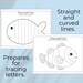 Ocean Tracing Worksheets: Preschool Handwriting Practice (PDF) - Etsy