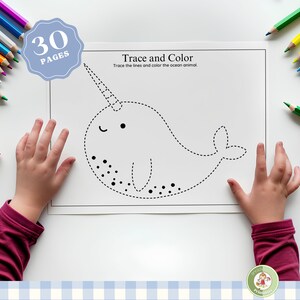 Printable Ocean Tracing Worksheets for Preschool,toddlers; Pencil Grip ...