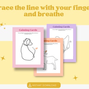 Printable Calming Cards, Mindfulness for Kids, Calm Down Corner ...