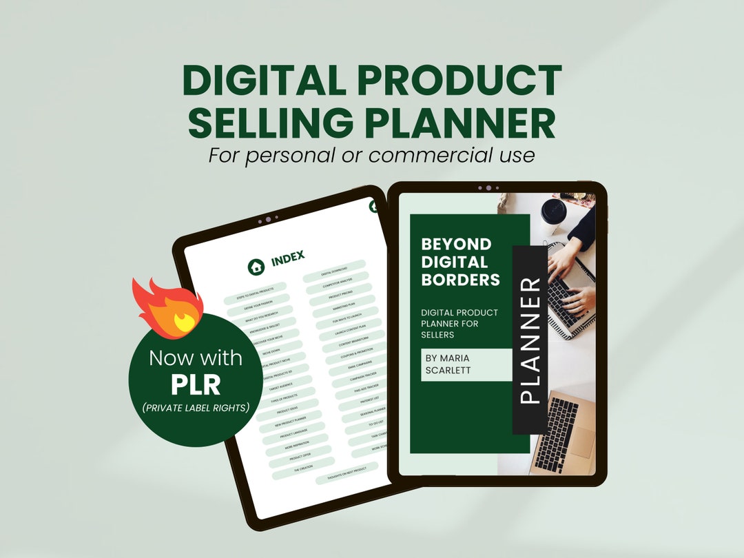 Digital Product Planner How to Create and Sell Digital Products Planner ...