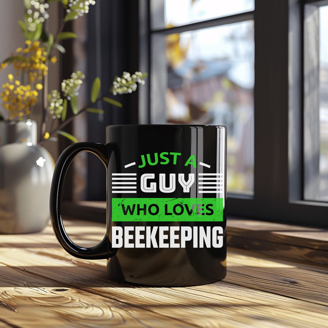 Beekeeping Ceramic Coffee Mug - Black 11oz & 15oz - Honeybee Lover Gift ...