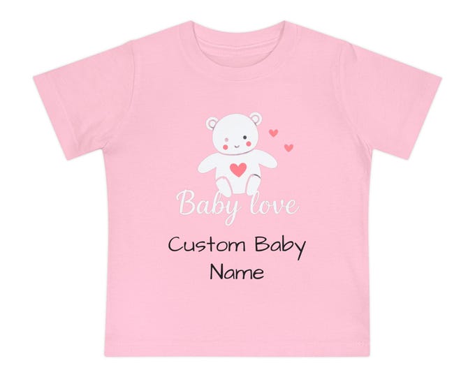 Custom Baby Shirt, Personalized Baby Shirt, Baby Boy, Baby Girl ...