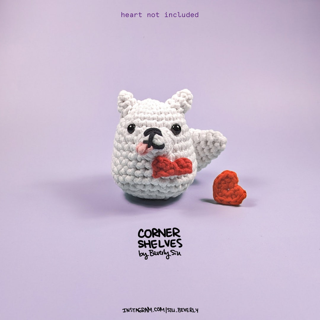 Sammy the Samoyed Crochet Amigurumi, Collectable Stuffed Animal ...