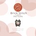 Moo Cow Brick Stitch Pattern | Brick Stitch or Peyote Pattern Based on ...