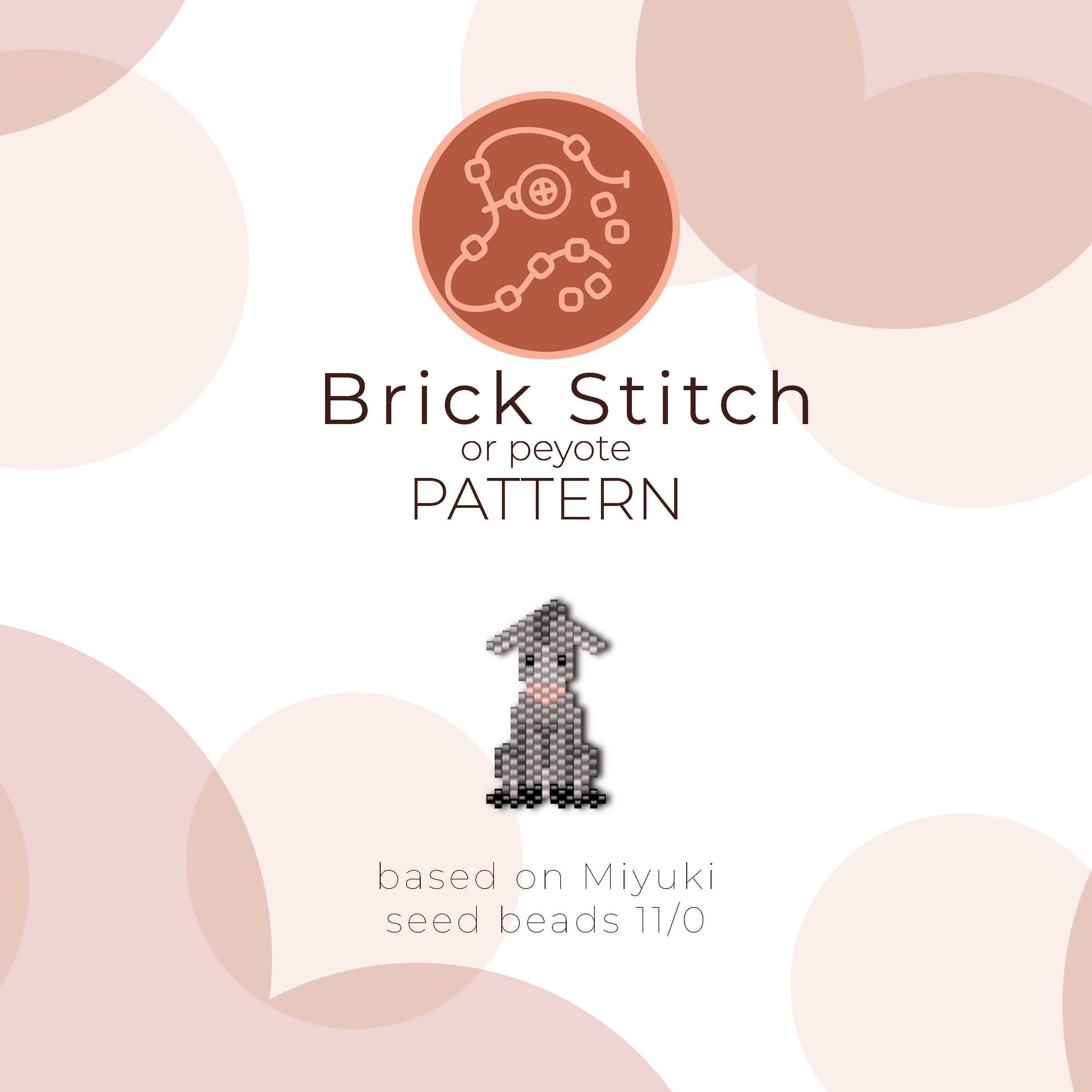 Donkey Brick Stitch Pattern | Brick Stitch or Peyote Pattern Based on ...