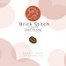 Forest Grey Wolf Brick Stitch Pattern Brick Stitch or Peyote Pattern ...
