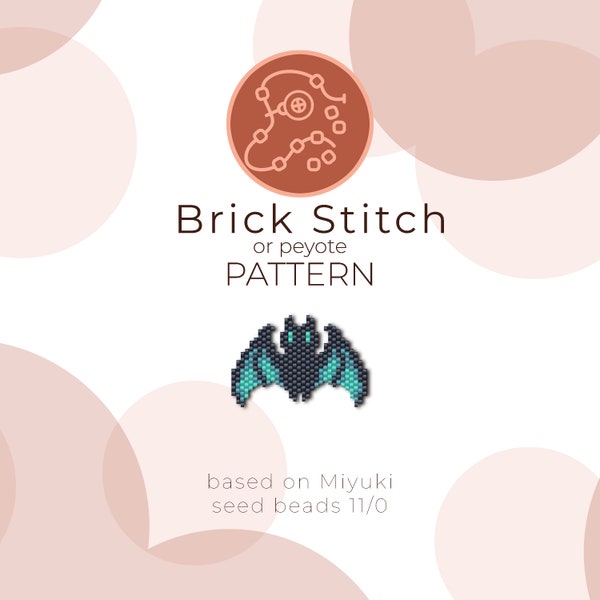 Cute Snake Brick Stitch Pattern Brick Stitch or Peyote Pattern Based on ...