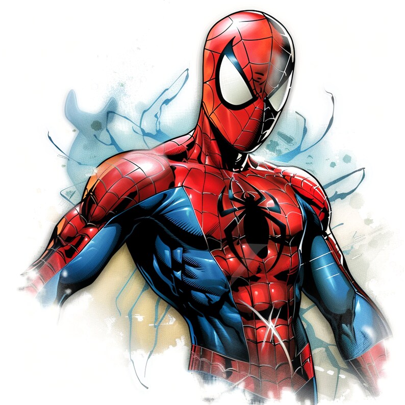 Spiderman Watercolor Png,300dpi Transparent Background Clipart Png ...