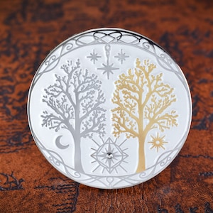 Transcendent Light Enamel Pin | Trees of Light | Starlight | Elven ...