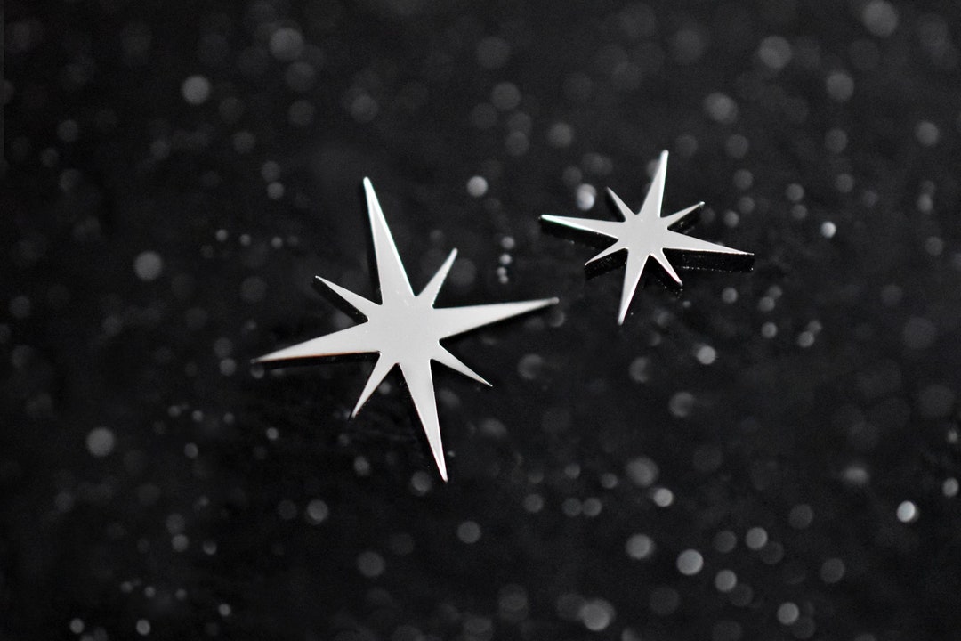 Silver Star Bright Mini Pins | Board Fillers | Stars | Celestial | Galaxy | Starlight | Board ...