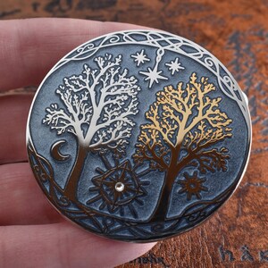 Transcendent Light Enamel Pin Trees of Light Starlight Elven LOTR Lapel ...