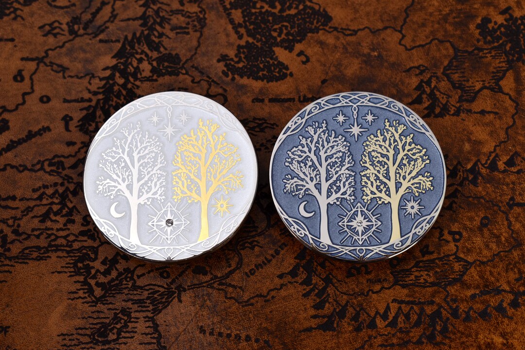 Transcendent Light Enamel Pin | Trees of Light | Starlight | Elven ...