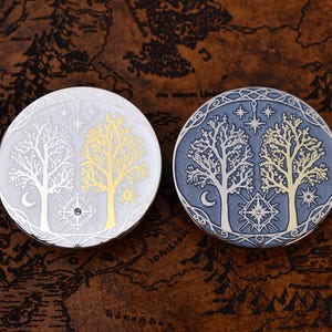 Transcendent Light Enamel Pin | Trees of Light | Starlight | Elven ...