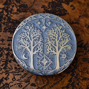 Transcendent Light Enamel Pin | Trees of Light | Starlight | Elven ...