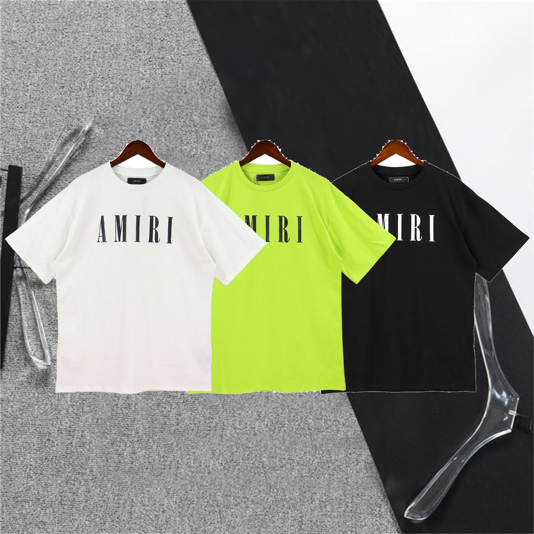 AMIRI Logo Cotton Tee,vintage Amiri T-shirt, AMIRI Beach Shirt, Hip Hop ...