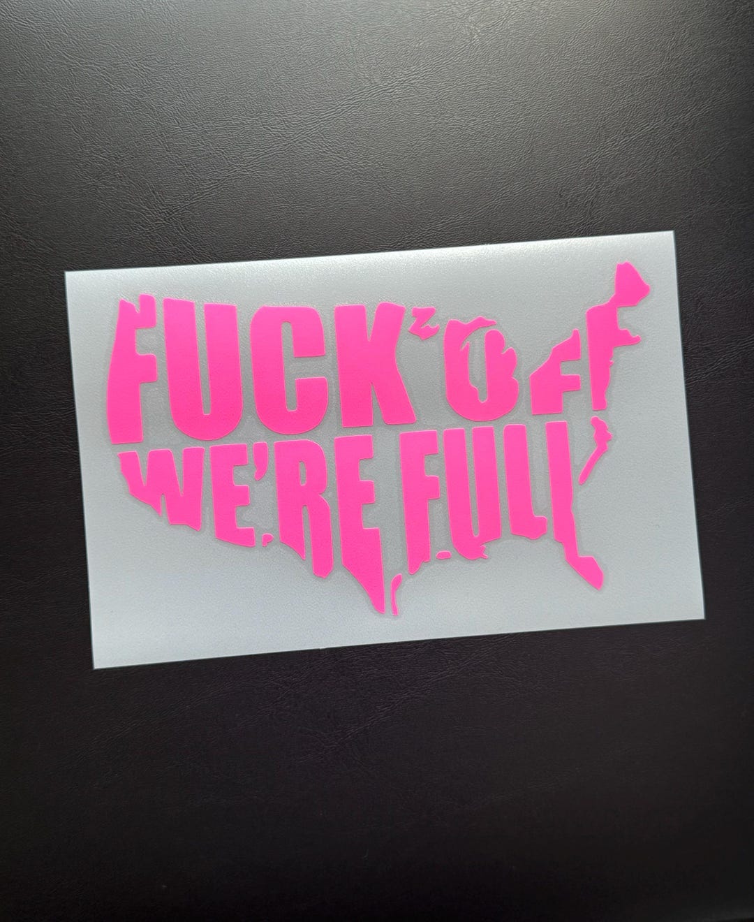 Fuck off Were Full Decal 7 Wide - Etsy