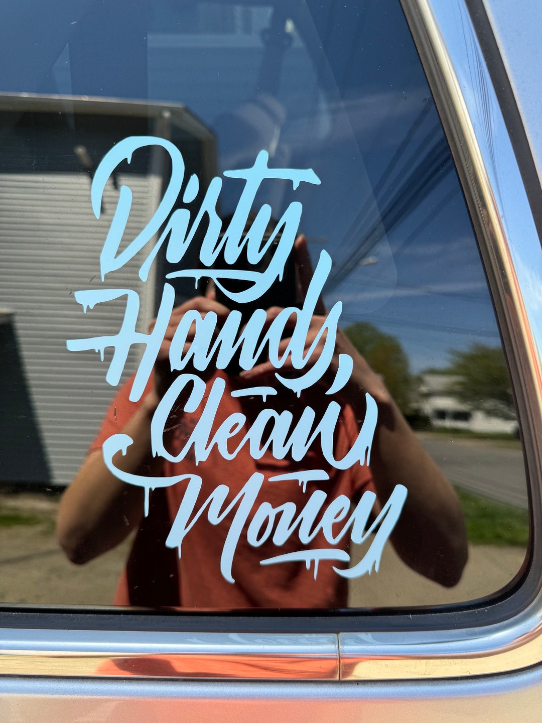 Dirty Hands Clean Money Decal - Etsy