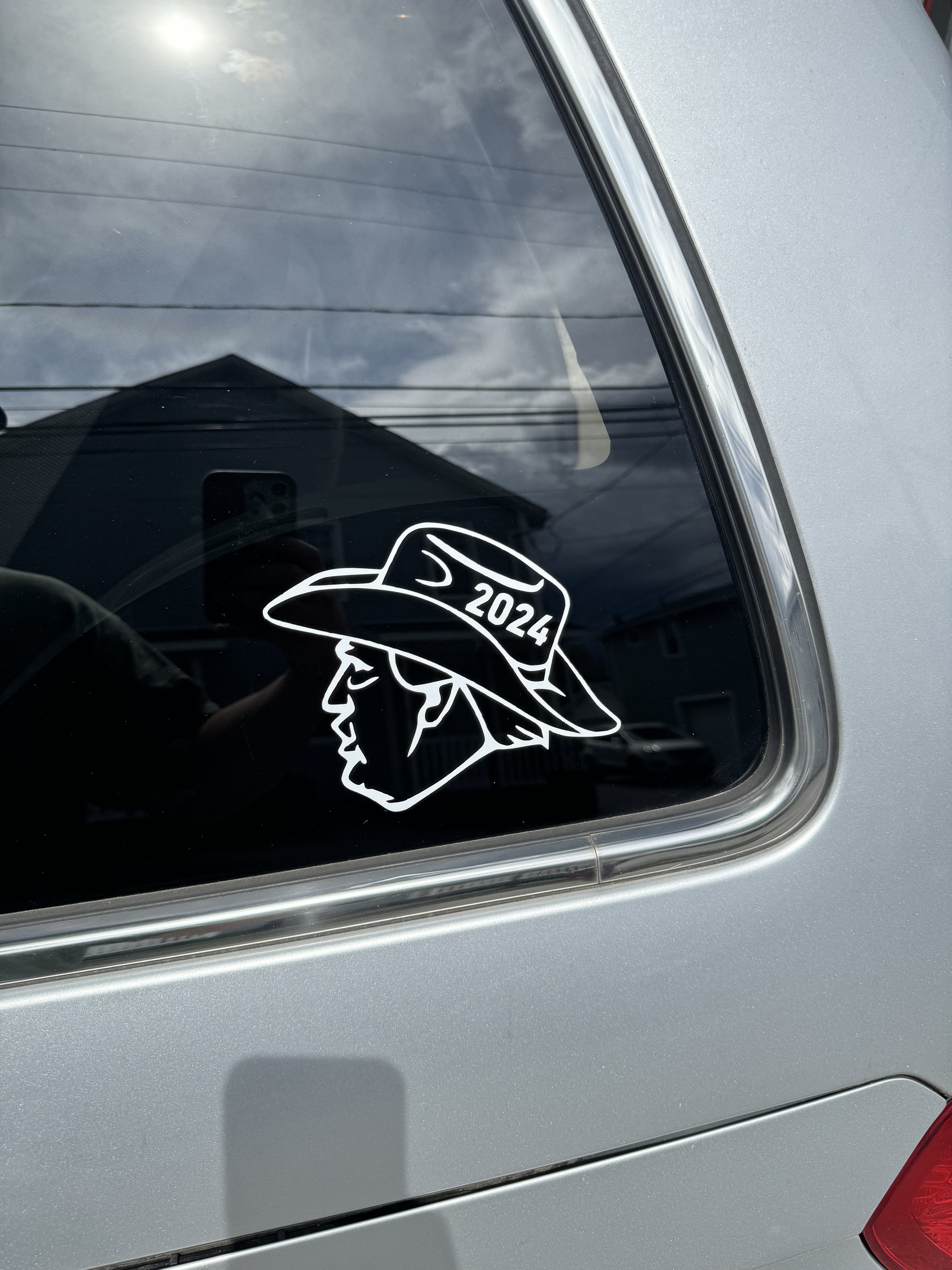 6 Trump 2024 Cowboy Hat Decal - Etsy