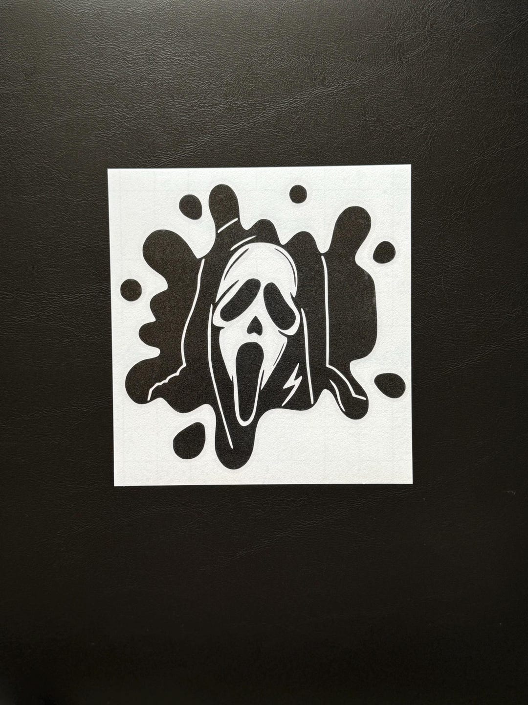 Ghostface Decal - Etsy