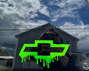 Dripping Chevy Decal Chevy Decal Money Drip Premium Vinyl Decals Funny ...