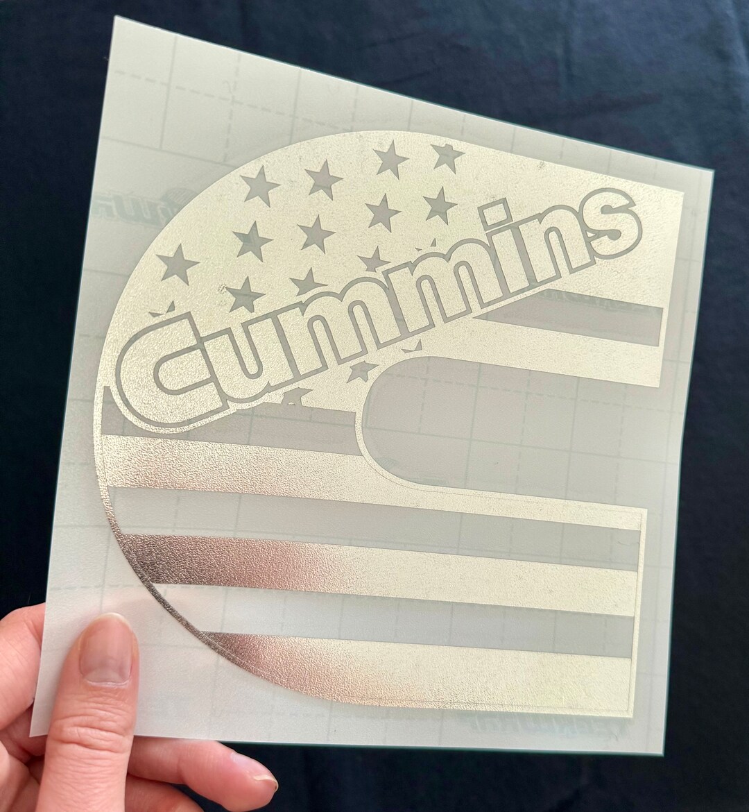6 Cummins Flag Decal - Etsy