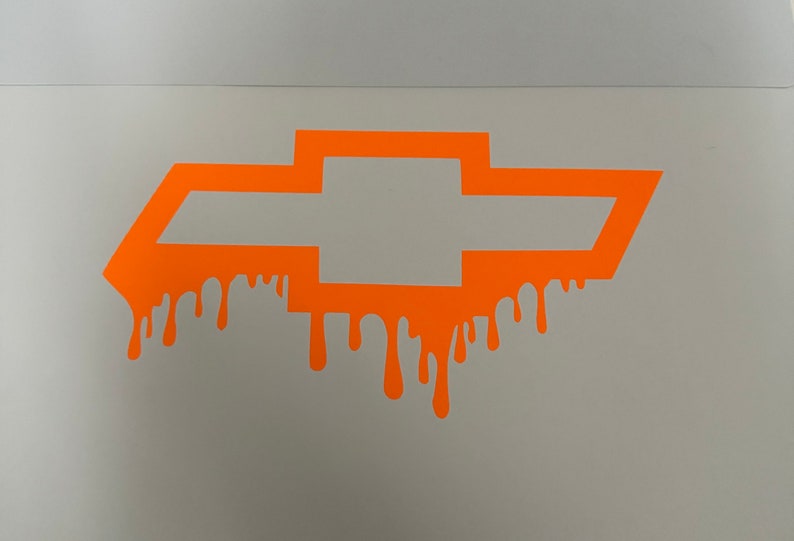 Chevy Drip Decal - Etsy