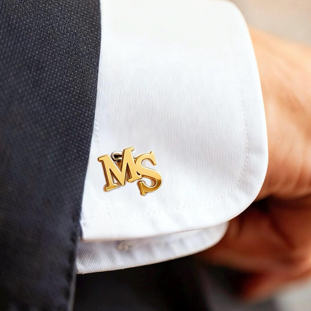 Personalized Name Cufflinks, Initials Cufflinks,letters Cufflinks ...