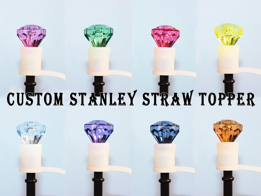 Stanley Straw Toppers Diamond Accessories Customized Style Matching - Etsy