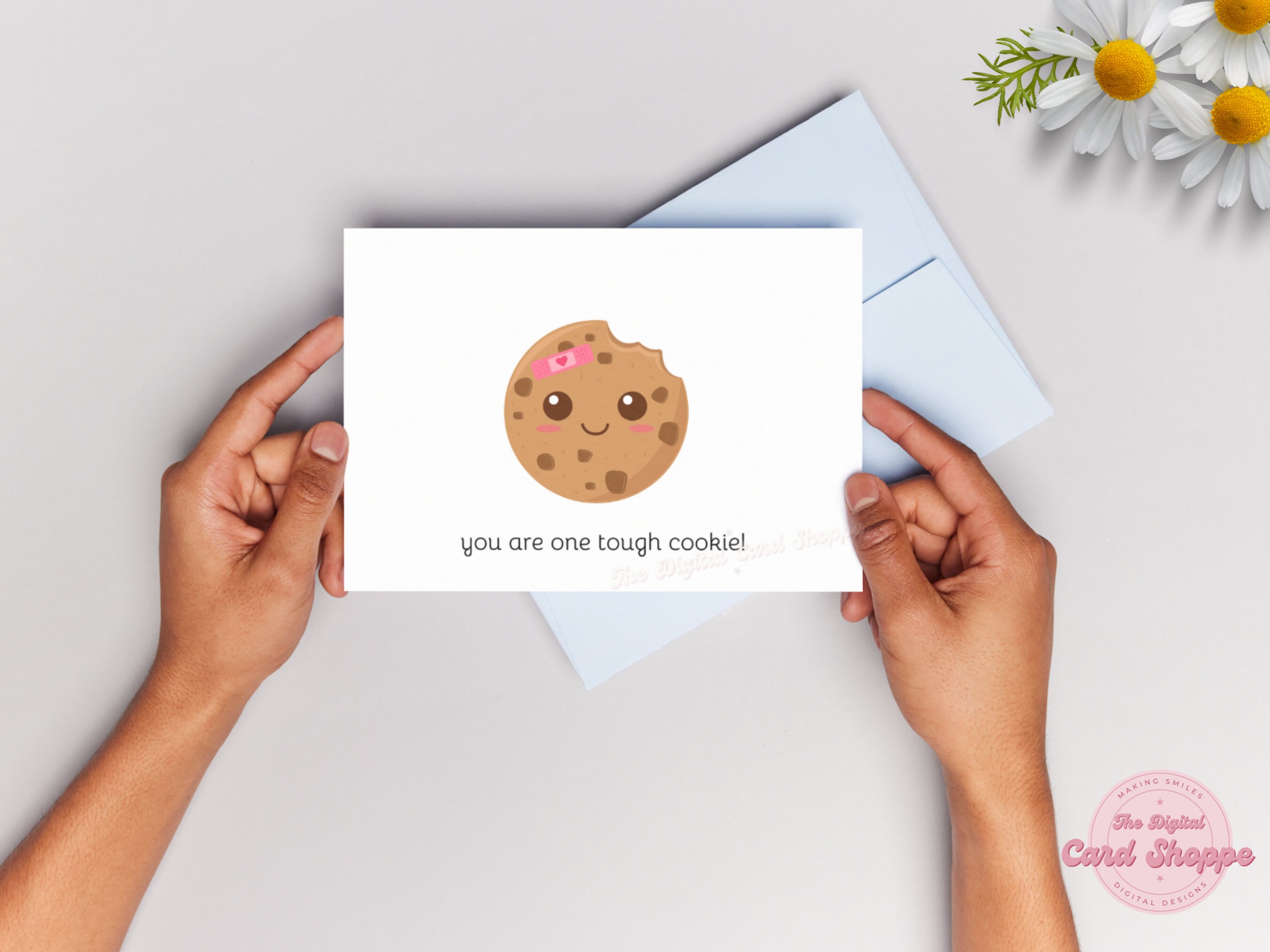 One Tough Cookie Printable Card. Instant Download. Cute Cookie. Get ...