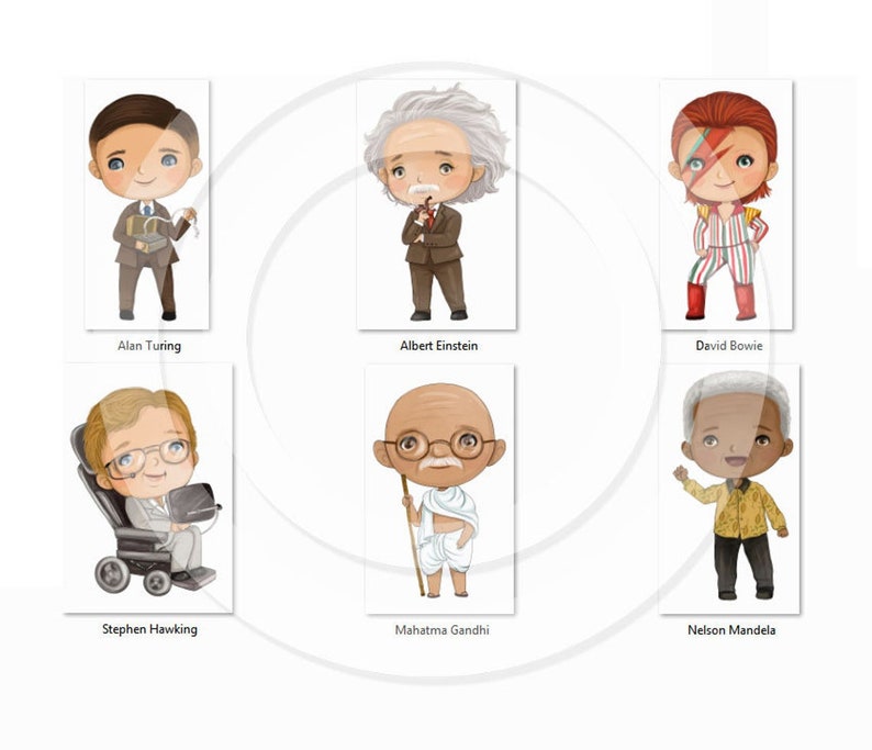 Inspired Man Clipart Set1 Instant Download PNG File. - Etsy