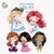 Cute Princess Inspiration Clipart PNG Set 1,PNG Files 300 Dpi. - Etsy