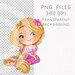 Cute Princess Inspiration Clipart PNG Set 3,PNG Files 300 Dpi. - Etsy