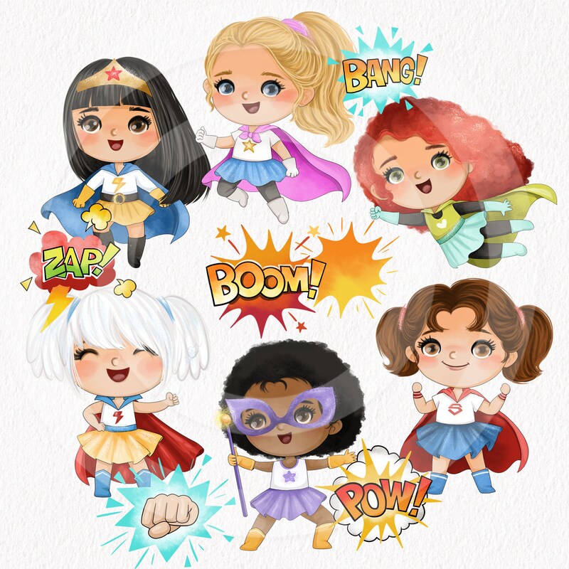 Heroes Clipart - Etsy
