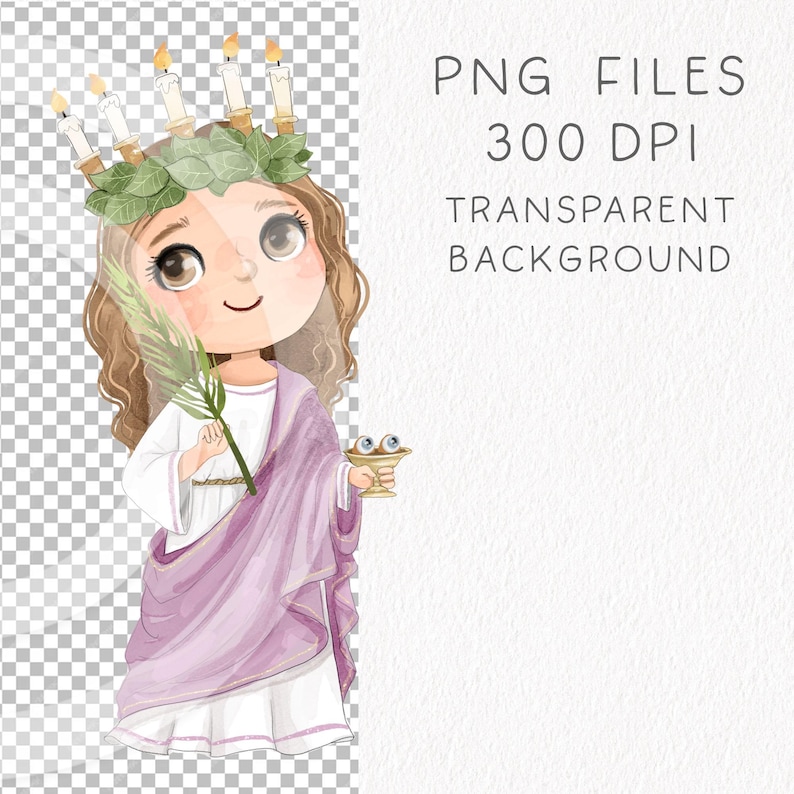 Saints Clipart Set 4: Hand Drawn Religion PNG Files (digital Download ...