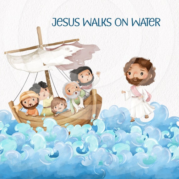Jesus Walks On Water Clipart For Kids Jesus Walks On Water Clip Art