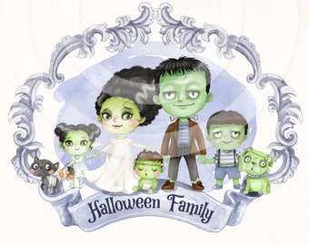 Halloween Wedding Clipart Instant Download PNG File 300 Dpi - Etsy