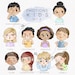 Emotions Kids Set2 Clipart, Hand Drawn Clipart, PNG Files. - Etsy